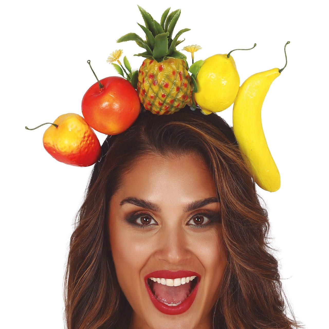 Comprar online Diadema de Rumbera Frutas Coloridas | Don Disfraz