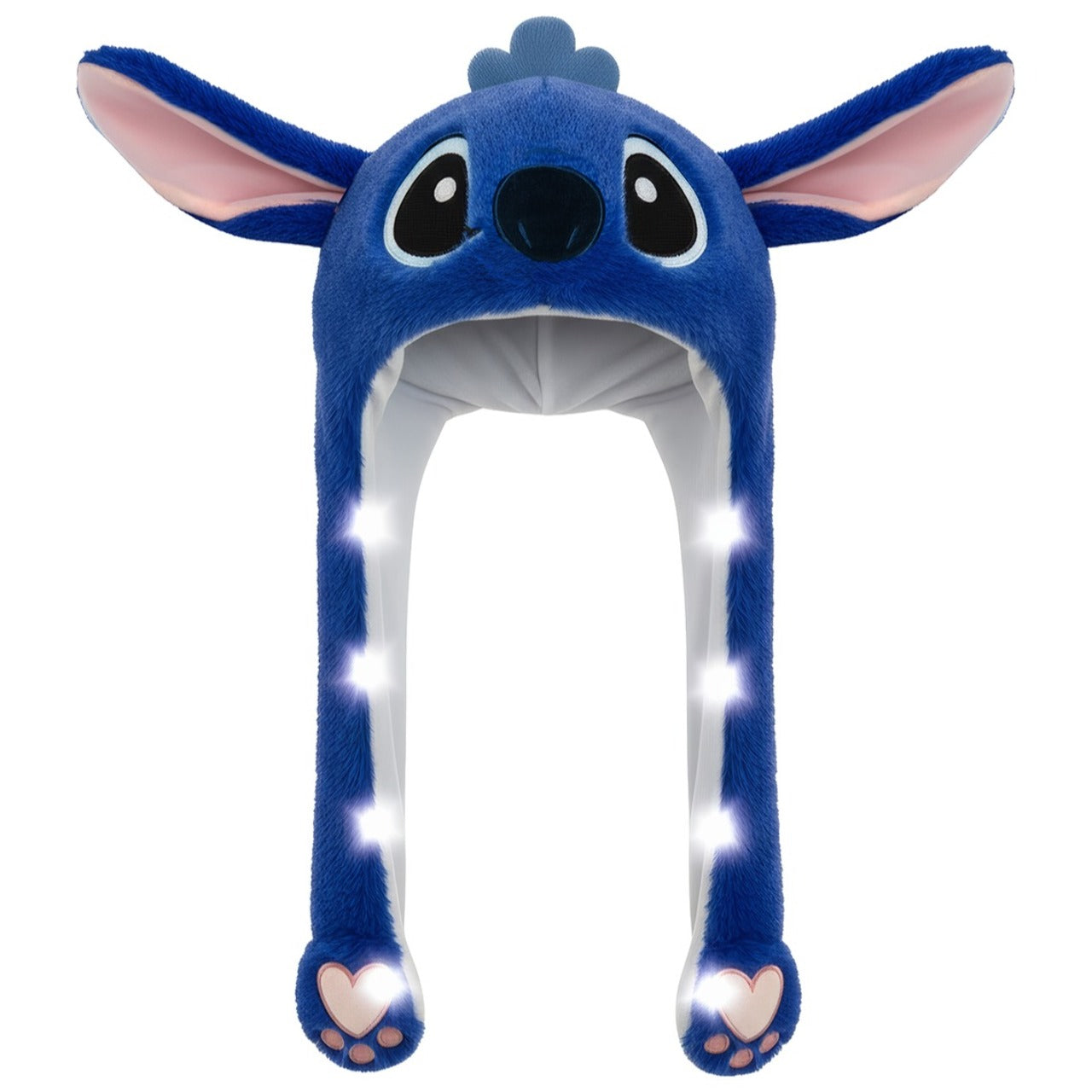 Comprar Gorro de Stitch Azul con Orejas Móviles y luz | Don Disfraz