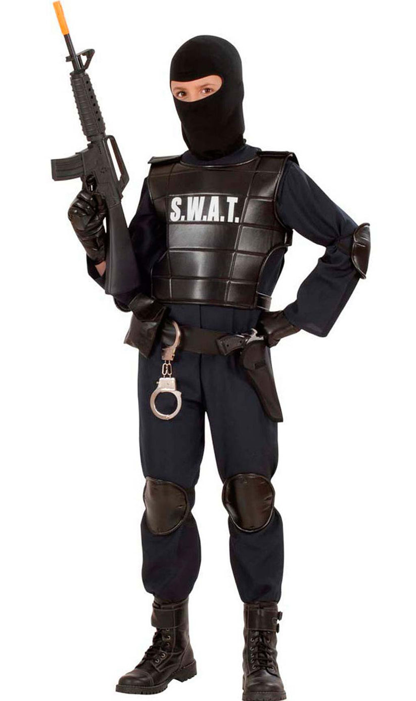 Disfraz de Agente Swat Infantil para niños y niñas | Don Disfraz